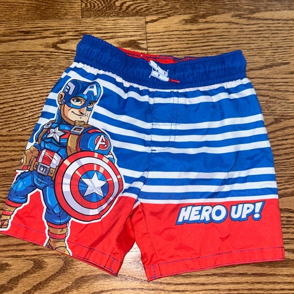 Marvel | Swim | Captain America Bathing Suit | Poshmark